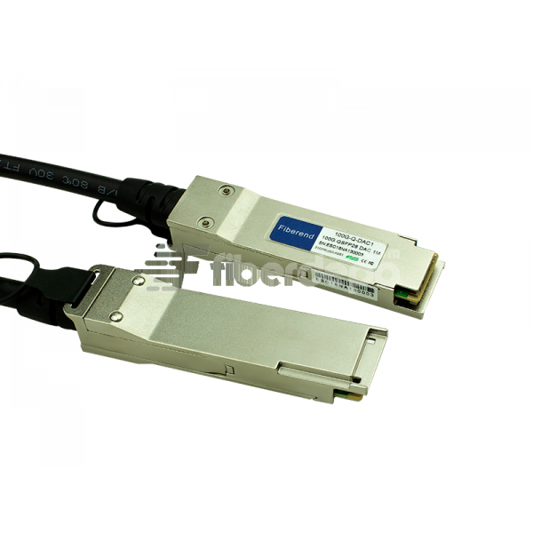 Cisco QSFP-100G-CU1M ile Uyumlu Fiberend 100G-Q-DAC1 QSFP28 DAC Kablo