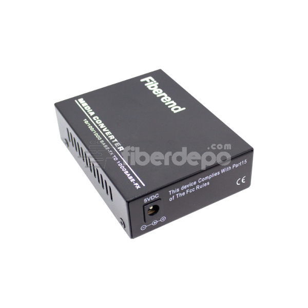 Fiberend Media Converter - CNV-LXSC-RJ45 10/100/1000Base-T to Dual SC
